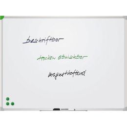 Franken Whiteboard U-Act!Line&reg;, Hoch- & Querformat, emailliert, magnethaftend, recycelbar, mit Ablageschale, B 1200 x H 900 mm
