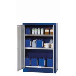 Umweltschrank ASECOS E-CLASSIC, Fl&uuml;gelt&uuml;ren, Front Lichtgrau, B 950 x T 500 x H 1400 mm