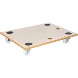 Transportroller Wagner MM 1359, MDF, mit 2 Tragel&ouml;chern, Ladefl&auml;che L 590 x B 475 mm, bis 200 kg