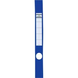 Durable Ordnerr&uuml;ckenschilder Ordofix, R&uuml;ckenbreite 40 mm, selbstklebend, 10 St&uuml;ck, blau