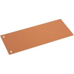 Sch&auml;fer Shop Sch&auml;fer Shop Select Trennstreifen, 2-fach-Lochung, bedruckbar, 100 St&uuml;ck, B 240 x H 105 mm, Karton, orange