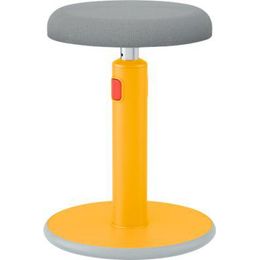 Leitz Sitz- & Stehhocker Ergo Cosy Active, B 370 x T 370 x H 460 - 790 mm, bis 110 kg, Warmes Gelb