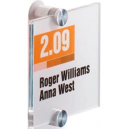 Durable Crystal Sign T&uuml;rschild, Acrylglas, B 105 x H 105 mm