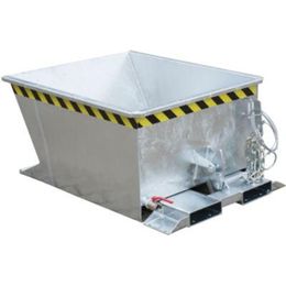 Bauer Sp&auml;ne-Kippbeh&auml;lter SGU-RZ30, f&uuml;r Routenz&uuml;ge, &ouml;l- und wasserdicht, 300 l, feuerverzinkt