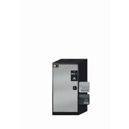 Chemikalienschrank ASECOS CS-CLASSIC, Fl&uuml;gelt&uuml;r, Anschlag links, Front ASECOS Silber, B 545 x T 520 x H 1105 mm