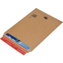 Versandtaschen Colompac, Wellpappe, haftklebend, recyclebar, 20 St&uuml;ck, B 290 x H 400 mm, braun