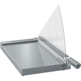 Hebelschneider Leitz Precision Office Pro A3, bis A3, bis 25 Blatt, beleuchtete Schneidkante, Ableselineal, Klingenschutz, Edelstahl und Glas