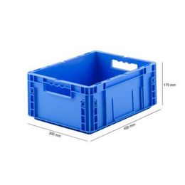 Sch&auml;fer Shop Euro Box Serie MF 4170, aus PP, Inhalt 14,6 L, Durchfassgriff, blau