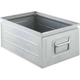 Sch&auml;fer Shop Sch&auml;fer Shop Select Stapelbox, 25 l, 120 kg, L 478 x B 307 x H 200 mm, Stahl, galvanisch verzinkt