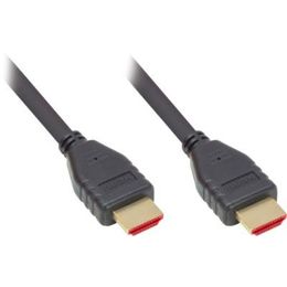 HDMI 2.1 Kabel Good Connections, Ultra-High-Speed, bis 8K/UHD-2, vergoldete Kontakte, L&auml;nge 0,5 m, schwarz