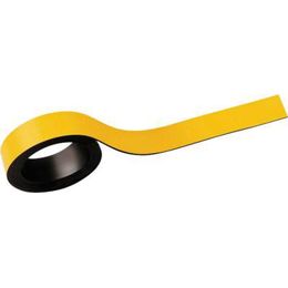 Sch&auml;fer Shop Magnetstreifen, beschriftbar, 2 St&uuml;ck, L 1000 x B 15 mm, gelb