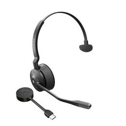 DECT Headset Jabra Engage 55 Mono, schnurlos, USB-C-Adapter, kompatibel zu MS Teams, bis zu 13 Std. Akku