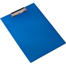 Klemmbrett, DIN A4, Kunststoff, mit Aufh&auml;ng&ouml;se, blau