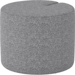Nowy Styl NowyStyl Sitzpouf Tri.Ply S, modular, Blazer-Stoff, &oslash; 55 cm, grau