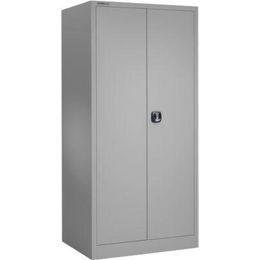 Sch&auml;fer Shop Sch&auml;fer Shop Select Materialschrank MSI 2509 S, verst&auml;rkte Ausf&uuml;hrung, bis 100 kg/Fachboden, B 950 x T 500 x H 1935 mm, wei&szlig;aluminium/wei&szlig;aluminium