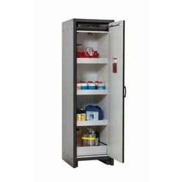 Sicherheitsschrank Typ 30 ASECOS Q-CLASSIC-30, Fl&uuml;gelt&uuml;r, Anschlag rechts, Front Sicherheitsgelb, B 564 x T 620 x H 1947 mm