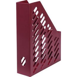 HAN Stehsammler KARMA, DIN A4/C4, 100% Recyclingmaterial, B 76 x T 246 x H 315 mm, H vorne: 148 mm, &ouml;ko-rot