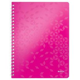 Leitz Notizbuch WOW 4637, DIN A4, liniert, pink