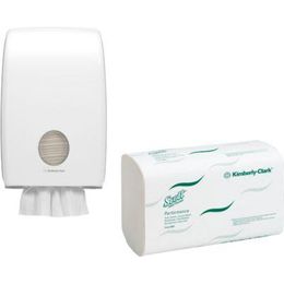 Kimberly-Clark Sparset Scott Performance Interfold Falthandt&uuml;cher, 30 x 212 St. + Gratis Spender