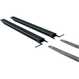 Bauer Gabelverl&auml;ngerung f&uuml;r Flurf&ouml;rderzeuge, offene Ausf&uuml;hrung, L 1800 x B 80 x 40 mm, schwarz