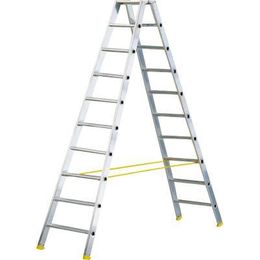 Doppelstufen-Stehleiter MEHRSI&reg;, 10 Stufen, 15,5 kg