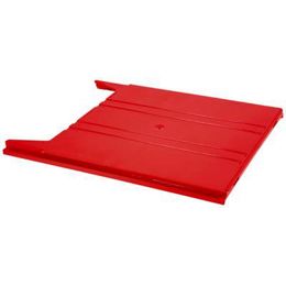 Ablagefach EICHNER Flat, f&uuml;r Wandsortierer, F&uuml;llh&ouml;he 9 mm, B 240 x T 15 x H 302 mm, rot