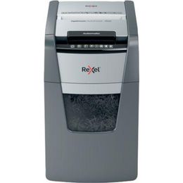 Rexel Optimum AutoFeed+ 150X Aktenvernichter P4, Vollautomatik, Partikelschnitt 4 x 28 mm, 44 l, 150 Blatt Schnittleistung, schwarz