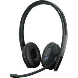 Bluetooth Headset EPOS | Sennheiser ADAPT 261, binaural, UC-optimiert, zertifiziert f&uuml;r Microsoft Teams&reg;, bis 25 m, bis 27 h, USB-C-Dongle, schwarz