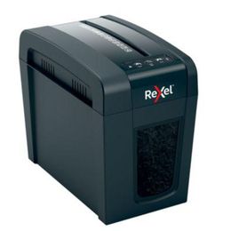Rexel Secure X6-SL Slimline Whisper-Shred&trade; Aktenvernichter P4, Partikelschnitt 4 x 40 mm, 10 l, 6 Blatt Schnittleistung, schwarz