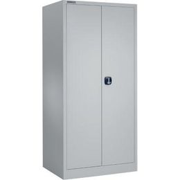 Sch&auml;fer Shop Sch&auml;fer Shop Select Materialschrank MSI 2509, 5 OH, 4 Zwischenb&ouml;den, Zylinderschloss, B 950 x T 500 x H 1935 mm, wei&szlig;aluminium RAL 9006/wei&szlig;aluminium RAL 9006