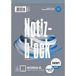 Ursus Notizblock, mikroperforiert, kariert, DIN A5