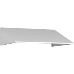 Schr&auml;gdachaufsatz f&uuml;r C+P Schlie&szlig;fachschrank Resisto, Neigung von 26&deg;, B 772 x T 640 x H 230 mm, Stahl, verkehrswei&szlig; RAL 9016
