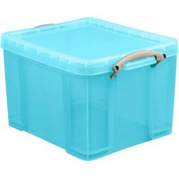 Really Useful Box Box, Kunststoff, transparent aqua, 35 l