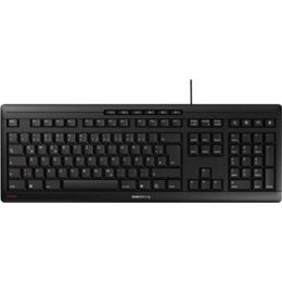 Cherry Stream Tastatur JK-8500 DE-2, QWERTZ, flach, leise, SX-Scherenmechanik, schwarz