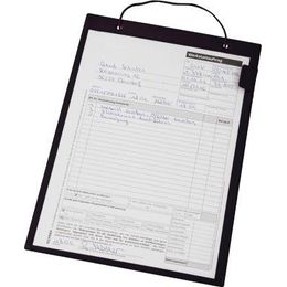 EICHNER Auftragstasche Basic, Klettverschluss, DIN A4, schwarz, 10 St&uuml;ck