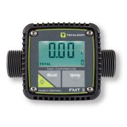 Digitaler Durchflussz&auml;hler FMT3 f&uuml;r CEMO CUBE Tanks f&uuml;r AdBlue&reg;, Werkstoff POM, 25 Impulse pro Liter, 5 - 120 l/min