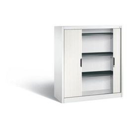 C + P Rollladenschrank Omnispace, 3 OH, abschlie&szlig;bar, B 1200 x T 420 x H 1345 mm, Stahl/Kunststoff, verkehrswei&szlig;
