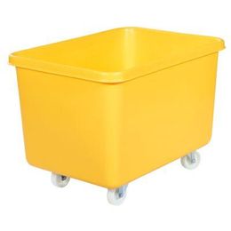 Rechteckbeh&auml;lter, Kunststoff, fahrbar, 340 l, gelb