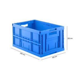 Sch&auml;fer Shop Faltkasten im EURO-Ma&szlig; FK E-6320-2, 64 l, blau
