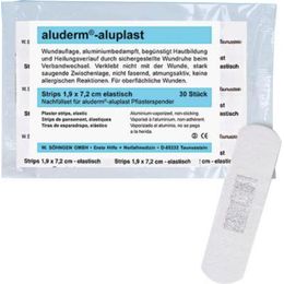 Nachf&uuml;llset Typ 1 f&uuml;r Pflasterspender aluderm&reg;-aluplast, 7,2 x 1,9 cm, 30 Strips
