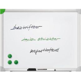 Franken Whiteboard U-Act!Line&reg;, Hoch- & Querformat, emailliert, magnethaftend, recycelbar, mit Ablageschale, B 600 x H 450 mm
