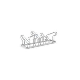 B&uuml;gelparker WSM, 2-seitig, f&uuml;r Reifen bis B 55 mm, B 1050 x T 3200 x H 500 mm, Stahl feuerverzinkt, 6 Einstellpl&auml;tze, zerlegt