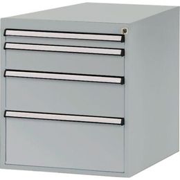 Manuflex Schubladen-Unterbau, f&uuml;r T 800 mm, alusilber