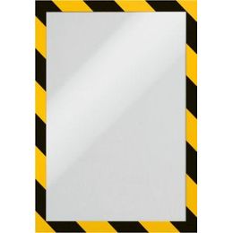 Durable InformationsrahmenDuraframe Security A4, gelb/schwarz, 2 St&uuml;ck