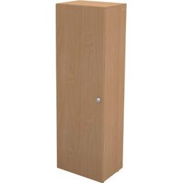 Sch&auml;fer Shop Sch&auml;fer Shop Genius Fl&uuml;gelt&uuml;renschrank TETRIS WALL, 5 Ordnerh&ouml;hen, T&uuml;ranschlag links, B 600 x T 440 x H 1880 mm, Buche-Dekor