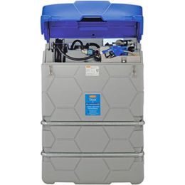 CEMO AdBlue-Tank CUBE, Komplettanlage, versch. Gr&ouml;&szlig;en, 1500 l, &Uuml;berf&uuml;llsicherung, Elektropumpe 230V