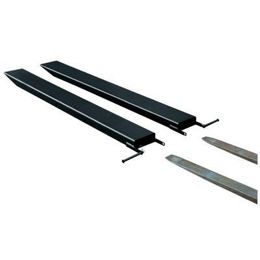 Bauer Gabelverl&auml;ngerung f&uuml;r Flurf&ouml;rderzeuge, offene Ausf&uuml;hrung, L 2000 x B 120 x 40 mm, schwarz