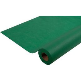 Clairefontaine Tischdecke ProNappe, wasserabweisend, abwischbar, rei&szlig;fest, L 20 m x B 1200 mm, recycelbares Spunbond, tannengr&uuml;n, 1 Rolle
