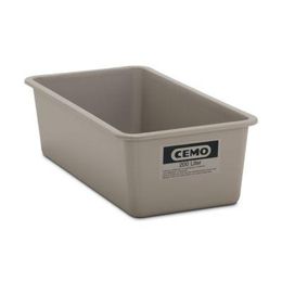 CEMO Rechteckbeh&auml;lter Standard, grau, 200 l flach