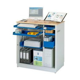 Rau Computer-Station adlatus Typ 6001, B 1030 x T 660 x H 1100 mm, station&auml;r